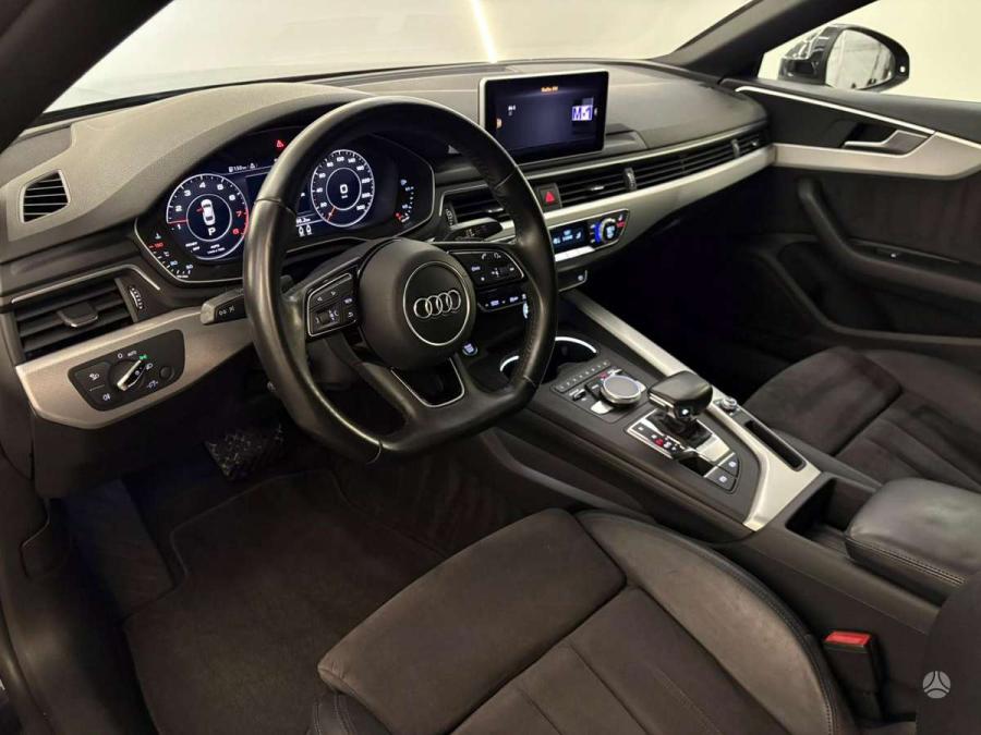 Pelēks Audi A5 Sportback 2018 Marijampole, ar dzinēja tilpumu 1.98 L un nobraukumu 247 tūkst. km par 17750 €, foto 3 vietnē AUTOMOTO.COM.LV