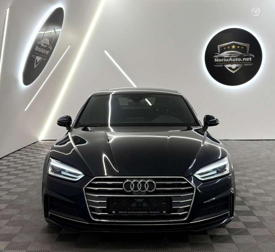 Pelēks Audi A5 Sportback 2018 Marijampole, ar dzinēja tilpumu 1.98 L un nobraukumu 247 tūkst. km par 17750 €, foto 12 vietnē AUTOMOTO.COM.LV