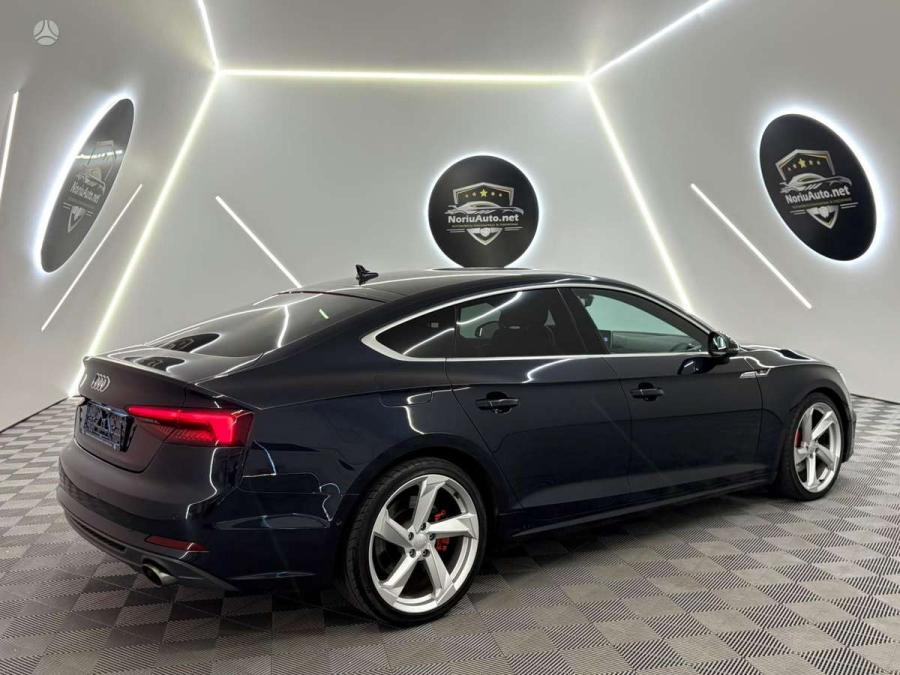 Pelēks Audi A5 Sportback 2018 Marijampole, ar dzinēja tilpumu 1.98 L un nobraukumu 247 tūkst. km par 17750 €, foto 13 vietnē AUTOMOTO.COM.LV