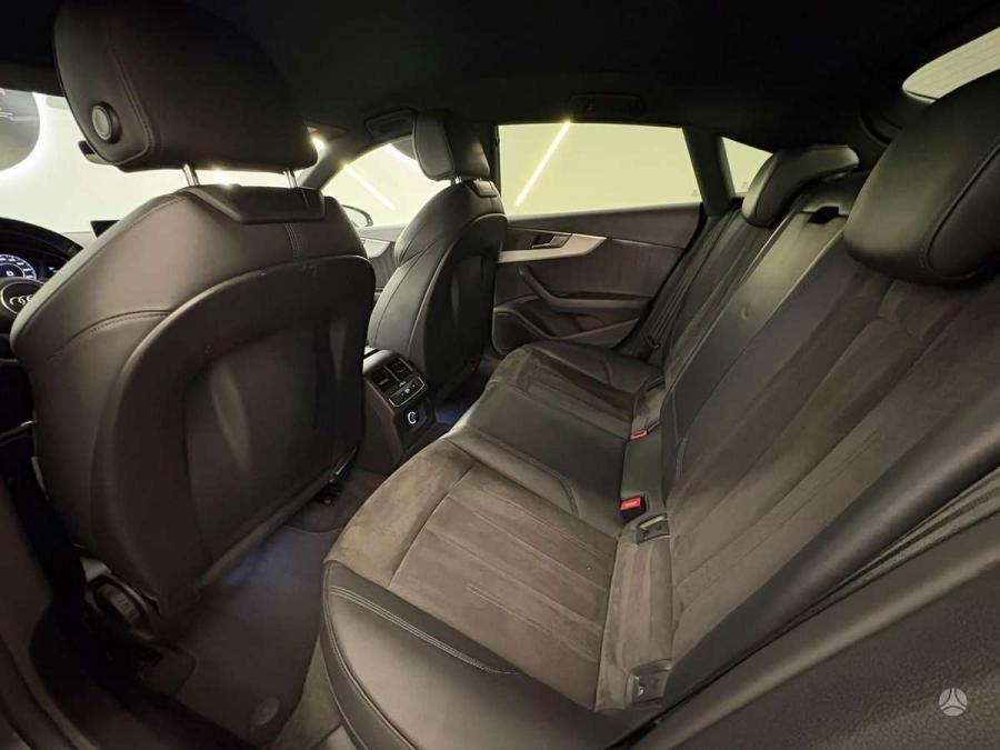 Pelēks Audi A5 Sportback 2018 Marijampole, ar dzinēja tilpumu 1.98 L un nobraukumu 247 tūkst. km par 17750 €, foto 26 vietnē AUTOMOTO.COM.LV