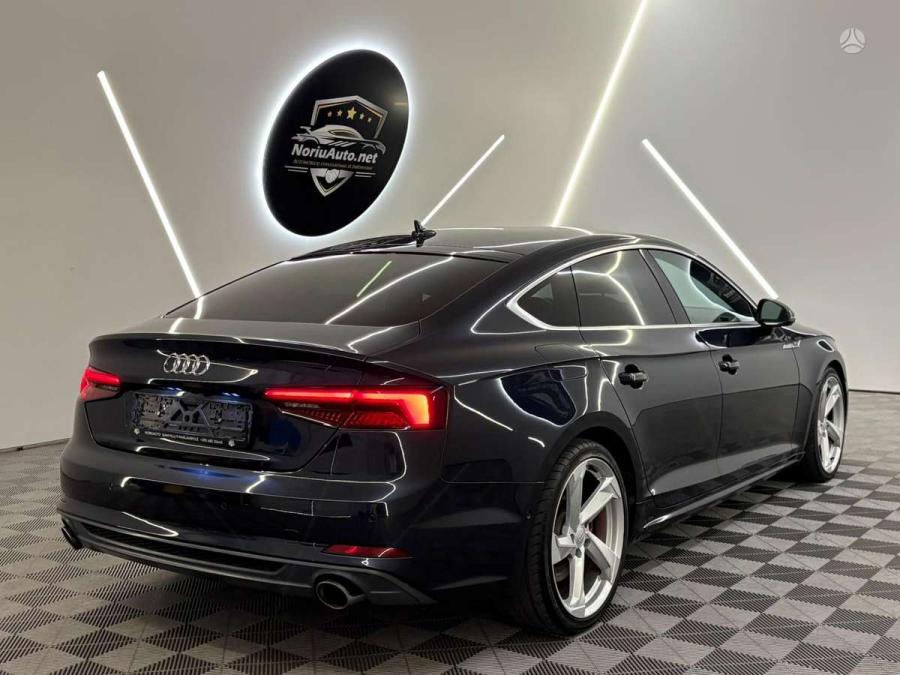 Pelēks Audi A5 Sportback 2018 Marijampole, ar dzinēja tilpumu 1.98 L un nobraukumu 247 tūkst. km par 17750 €, foto 34 vietnē AUTOMOTO.COM.LV