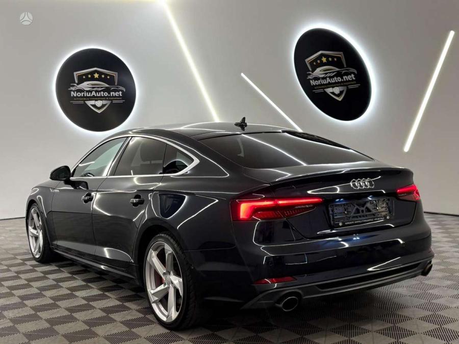 Pelēks Audi A5 Sportback 2018 Marijampole, ar dzinēja tilpumu 1.98 L un nobraukumu 247 tūkst. km par 17750 €, foto 36 vietnē AUTOMOTO.COM.LV