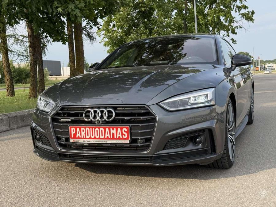 Серый Ауди A5 Sportback 2018 в Паневежис, объемом двигателя 2.97 л и пробегом 259 тыс. км за 17999 €, фото 7 на AUTOMOTO.COM.LV