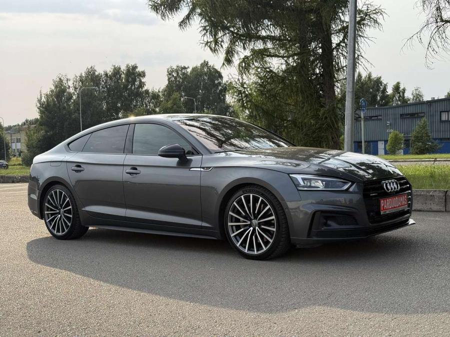 Серый Ауди A5 Sportback 2018 в Паневежис, объемом двигателя 2.97 л и пробегом 259 тыс. км за 17999 €, фото 12 на AUTOMOTO.COM.LV