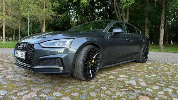 Серый Ауди A5 Sportback 2018 в Вильнюс, объемом двигателя 1.98 л и пробегом 212 тыс. км за 19500 €, фото 3 на AUTOMOTO.COM.LV