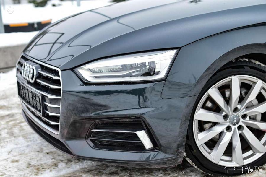 Pelēks Audi A5 Sportback 2019 Kretinga, ar dzinēja tilpumu 2.00 L un nobraukumu 108 tūkst. km par 20650 €, foto 2 vietnē AUTOMOTO.COM.LV
