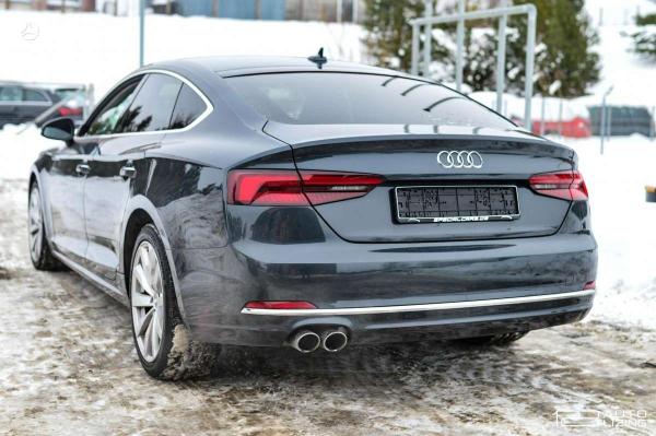 Pelēks Audi A5 Sportback 2019 Kretinga, ar dzinēja tilpumu 2.00 L un nobraukumu 108 tūkst. km par 20650 €, foto 6 vietnē AUTOMOTO.COM.LV