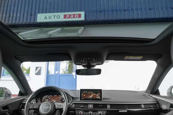 Grey Audi A5 Sportback 2019 in Vilnius, with an engine capacity of 2.00 L and mileage of 173 thousand km for 28900 €, photo 4 on AUTOMOTO.COM.LV