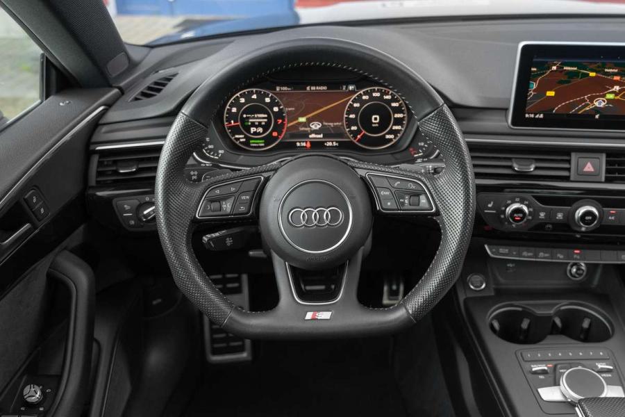 Grey Audi A5 Sportback 2019 in Vilnius, with an engine capacity of 2.00 L and mileage of 173 thousand km for 28900 €, photo 13 on AUTOMOTO.COM.LV