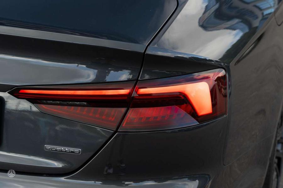 Grey Audi A5 Sportback 2019 in Vilnius, with an engine capacity of 2.00 L and mileage of 173 thousand km for 28900 €, photo 32 on AUTOMOTO.COM.LV