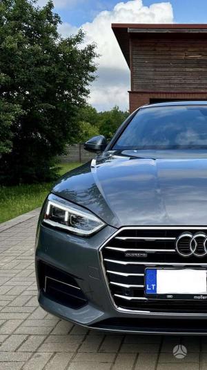 Pelēks Audi A5 Sportback 2019 Viļņa, ar dzinēja tilpumu 1.98 L un nobraukumu 84 tūkst. km par 23500 €, foto 5 vietnē AUTOMOTO.COM.LV