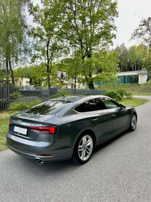 Pelēks Audi A5 Sportback 2019 Viļņa, ar dzinēja tilpumu 1.98 L un nobraukumu 84 tūkst. km par 23500 €, foto 14 vietnē AUTOMOTO.COM.LV