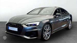 Pelēks Audi A5 Sportback 2020 Viļņa, ar dzinēja tilpumu 1.98 L un nobraukumu 106 tūkst. km par 37900 €, foto  vietnē AUTOMOTO.COM.LV