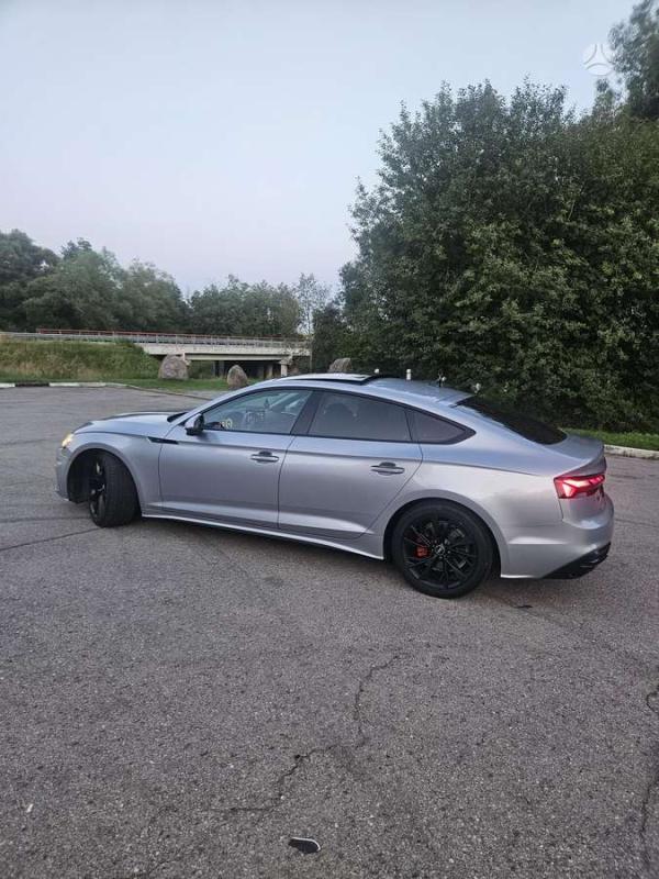 Grey Audi A5 Sportback 2023 in Mazeikiai, with an engine capacity of 2.00 L and mileage of 71 thousand km for 28500 €, photo 5 on AUTOMOTO.COM.LV