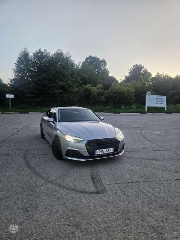 Grey Audi A5 Sportback 2023 in Mazeikiai, with an engine capacity of 2.00 L and mileage of 71 thousand km for 28500 €, photo 6 on AUTOMOTO.COM.LV