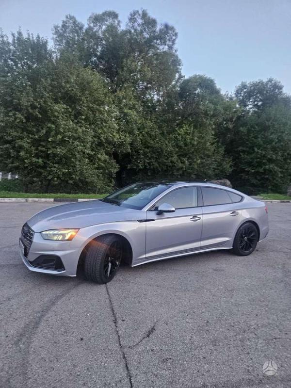 Grey Audi A5 Sportback 2023 in Mazeikiai, with an engine capacity of 2.00 L and mileage of 71 thousand km for 28500 €, photo 9 on AUTOMOTO.COM.LV