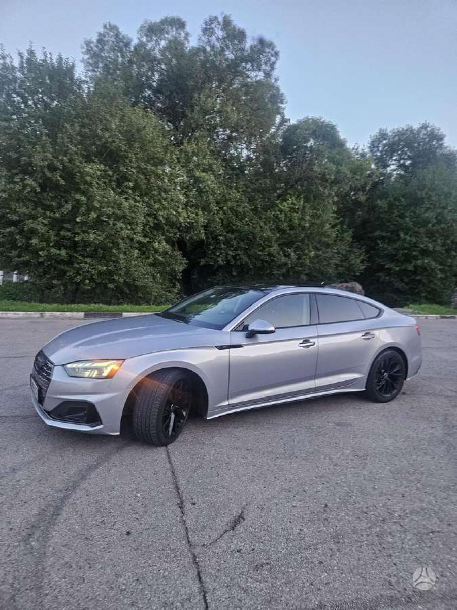 Pelēks Audi A5 Sportback 2023 Mažeikiai, ar dzinēja tilpumu 2.00 L un nobraukumu 71 tūkst. km par 28500 €, foto 10 vietnē AUTOMOTO.COM.LV