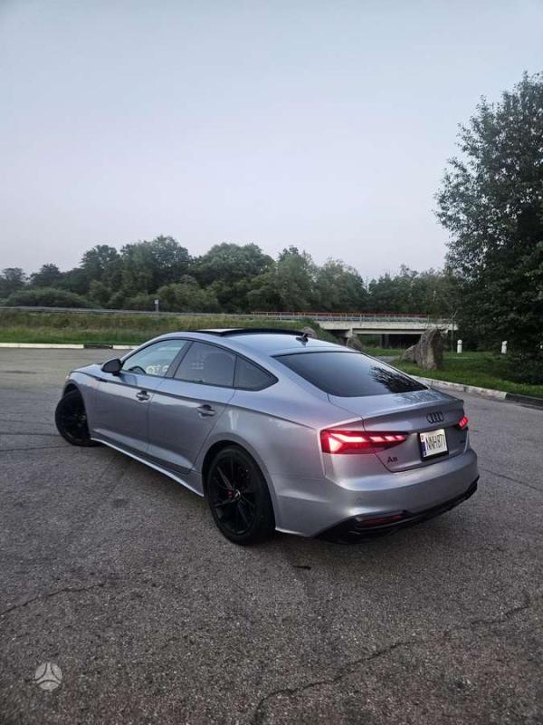 Grey Audi A5 Sportback 2023 in Mazeikiai, with an engine capacity of 2.00 L and mileage of 71 thousand km for 28500 €, photo 10 on AUTOMOTO.COM.LV