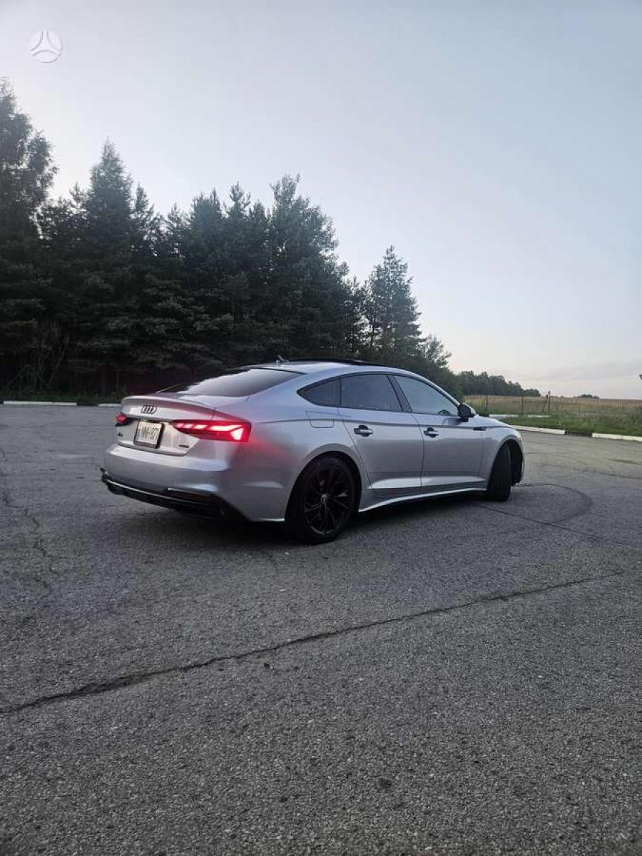Pelēks Audi A5 Sportback 2023 Mažeikiai, ar dzinēja tilpumu 2.00 L un nobraukumu 71 tūkst. km par 28500 €, foto 14 vietnē AUTOMOTO.COM.LV