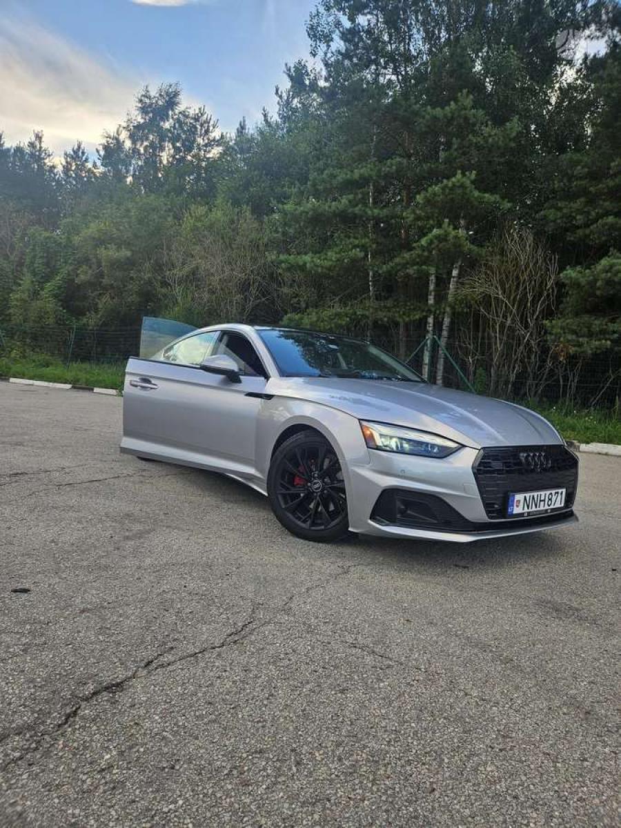 Pelēks Audi A5 Sportback 2023 Mažeikiai, ar dzinēja tilpumu 2.00 L un nobraukumu 71 tūkst. km par 28500 €, foto 21 vietnē AUTOMOTO.COM.LV