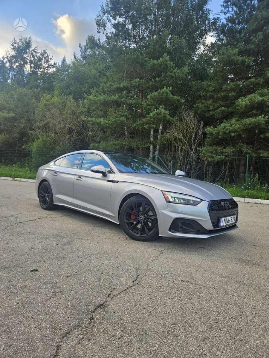 Pelēks Audi A5 Sportback 2023 Mažeikiai, ar dzinēja tilpumu 2.00 L un nobraukumu 71 tūkst. km par 28500 €, foto 22 vietnē AUTOMOTO.COM.LV