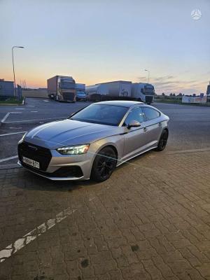 Pelēks Audi A5 Sportback 2023 Mažeikiai, ar dzinēja tilpumu 2.00 L un nobraukumu 71 tūkst. km par 28500 €, foto 23 vietnē AUTOMOTO.COM.LV