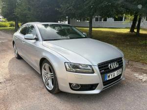 Grey Audi A5 Sportback 2009 in Utena, with an engine capacity of 2.00 L and mileage of 278 thousand km for 8900 €, photo 4 on AUTOMOTO.COM.LV