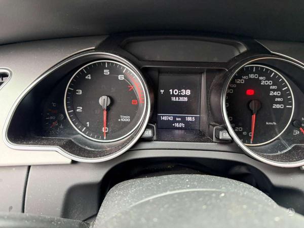 Pelēks Audi A5 Sportback 2010 Jurbarkas, ar dzinēja tilpumu 2.00 L un nobraukumu 147 tūkst. km par 4499 €, foto 8 vietnē AUTOMOTO.COM.LV