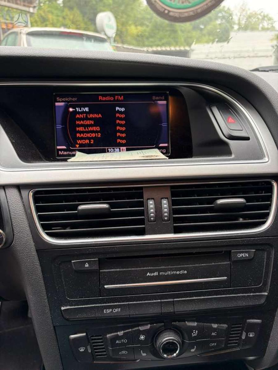 Pelēks Audi A5 Sportback 2010 Jurbarkas, ar dzinēja tilpumu 2.00 L un nobraukumu 147 tūkst. km par 4499 €, foto 10 vietnē AUTOMOTO.COM.LV
