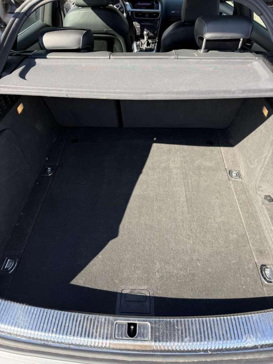 Pelēks Audi A5 Sportback 2010 Jurbarkas, ar dzinēja tilpumu 2.00 L un nobraukumu 147 tūkst. km par 4499 €, foto 21 vietnē AUTOMOTO.COM.LV
