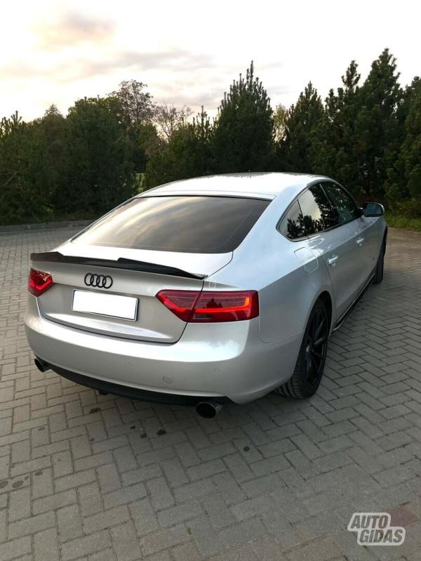 Pelēks Audi A5 Sportback 2011 Klaipėda, ar dzinēja tilpumu 2.00 L un nobraukumu 267 tūkst. km par 10500 €, foto 5 vietnē AUTOMOTO.COM.LV