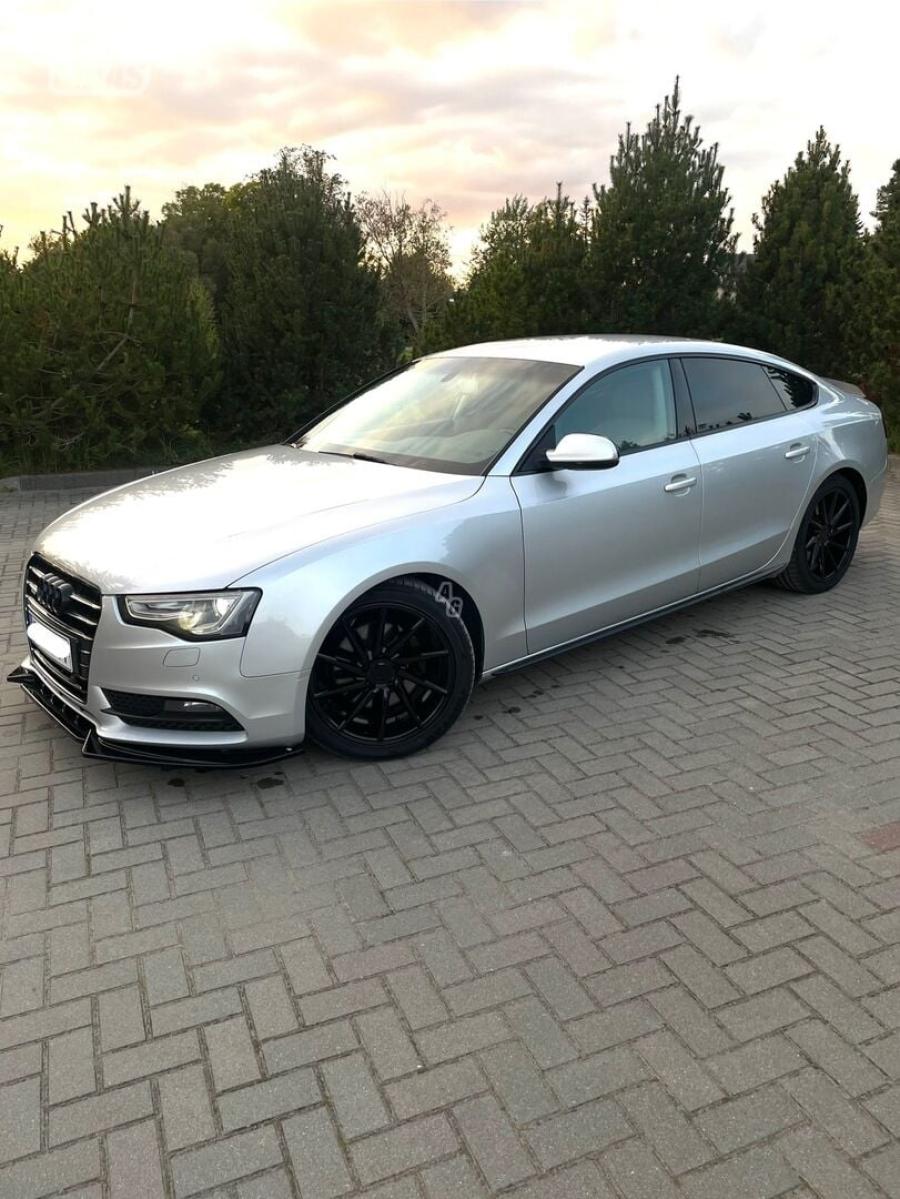 Pelēks Audi A5 Sportback 2011 Klaipėda, ar dzinēja tilpumu 2.00 L un nobraukumu 267 tūkst. km par 10500 €, foto 3 vietnē AUTOMOTO.COM.LV