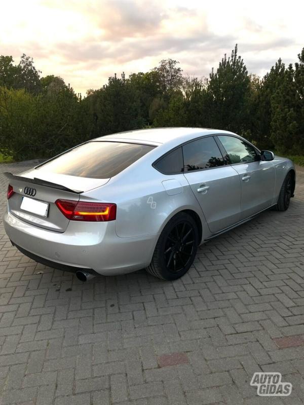 Pelēks Audi A5 Sportback 2011 Klaipėda, ar dzinēja tilpumu 2.00 L un nobraukumu 267 tūkst. km par 10500 €, foto 6 vietnē AUTOMOTO.COM.LV