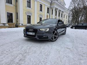 Grey Audi A5 Sportback 2012 in Vilnius, with an engine capacity of 2.97 L and mileage of 314 thousand km for 8999 €, photo  on AUTOMOTO.COM.LV