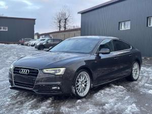 Grey Audi A5 Sportback 2013 in Taurage, with an engine capacity of 2.00 L and mileage of 250 thousand km for 8500 €, photo 2 on AUTOMOTO.COM.LV