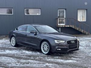 Grey Audi A5 Sportback 2013 in Taurage, with an engine capacity of 2.00 L and mileage of 250 thousand km for 8500 €, photo 9 on AUTOMOTO.COM.LV