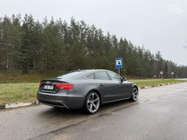 Grey Audi A5 Sportback 2015 in Vilnius, with an engine capacity of 2.00 L and mileage of 348 thousand km for 11999 €, photo 5 on AUTOMOTO.COM.LV