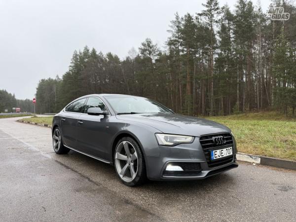 Серый Ауди A5 Sportback 2015 в Вильнюс, объемом двигателя 2.00 л и пробегом 348 тыс. км за 11999 €, фото 2 на AUTOMOTO.COM.LV