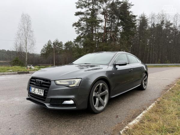 Серый Ауди A5 Sportback 2015 в Вильнюс, объемом двигателя 2.00 л и пробегом 348 тыс. км за 11999 €, фото 4 на AUTOMOTO.COM.LV