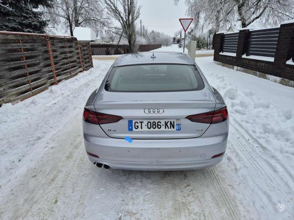 Grey Audi A5 Sportback 2017 in Kaunas, with an engine capacity of 2.00 L and mileage of 299 thousand km for 14350 €, photo 6 on AUTOMOTO.COM.LV