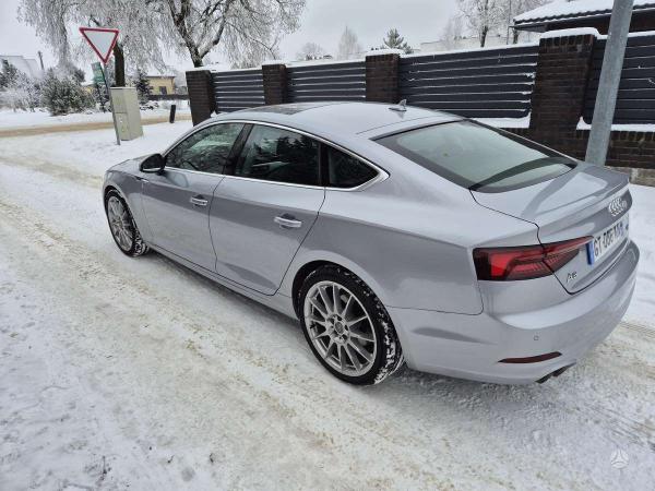 Grey Audi A5 Sportback 2017 in Kaunas, with an engine capacity of 2.00 L and mileage of 299 thousand km for 14350 €, photo 9 on AUTOMOTO.COM.LV