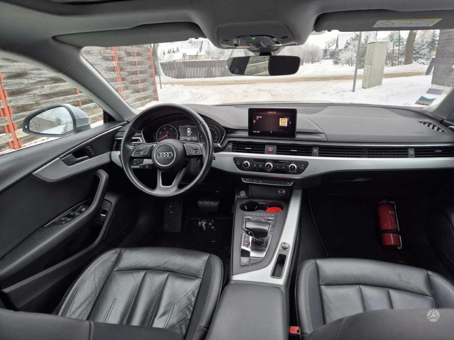 Pelēks Audi A5 Sportback 2017 Kauņa, ar dzinēja tilpumu 2.00 L un nobraukumu 299 tūkst. km par 14350 €, foto 11 vietnē AUTOMOTO.COM.LV