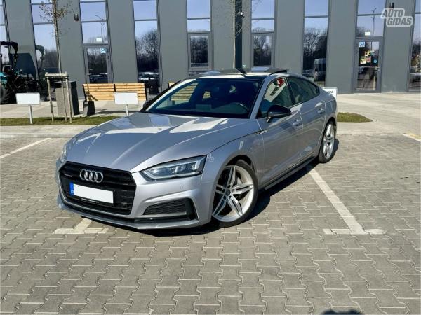 Pelēks Audi A5 Sportback 2018 Kauņa, ar dzinēja tilpumu 2.00 L un nobraukumu 47 tūkst. km par 23000 €, foto 1 vietnē AUTOMOTO.COM.LV