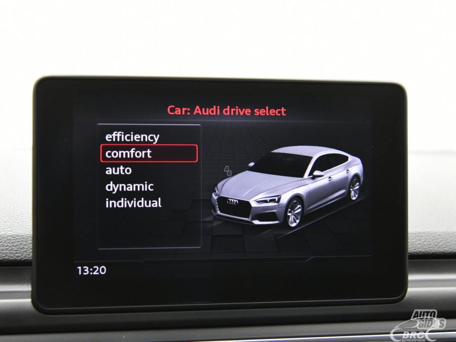 Серый Ауди A5 Sportback 2018 в Авиженяй, объемом двигателя 2.00 л и пробегом 48 тыс. км за 20900 €, фото 37 на AUTOMOTO.COM.LV