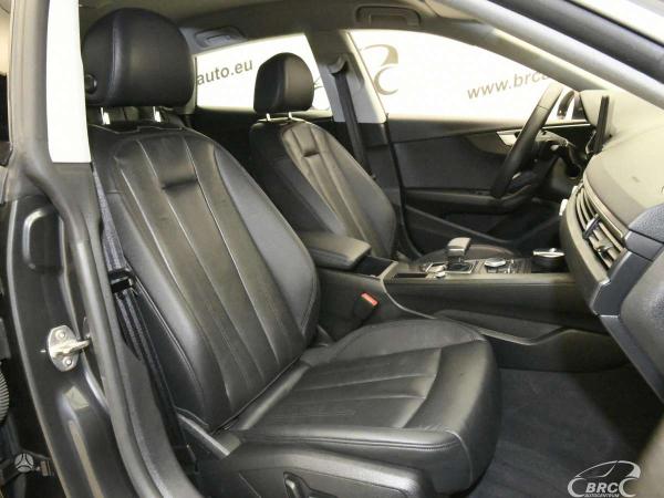 Grey Audi A5 Sportback 2018 in Vilnius, with an engine capacity of 1.98 L and mileage of 48 thousand km for 19900 €, photo 8 on AUTOMOTO.COM.LV