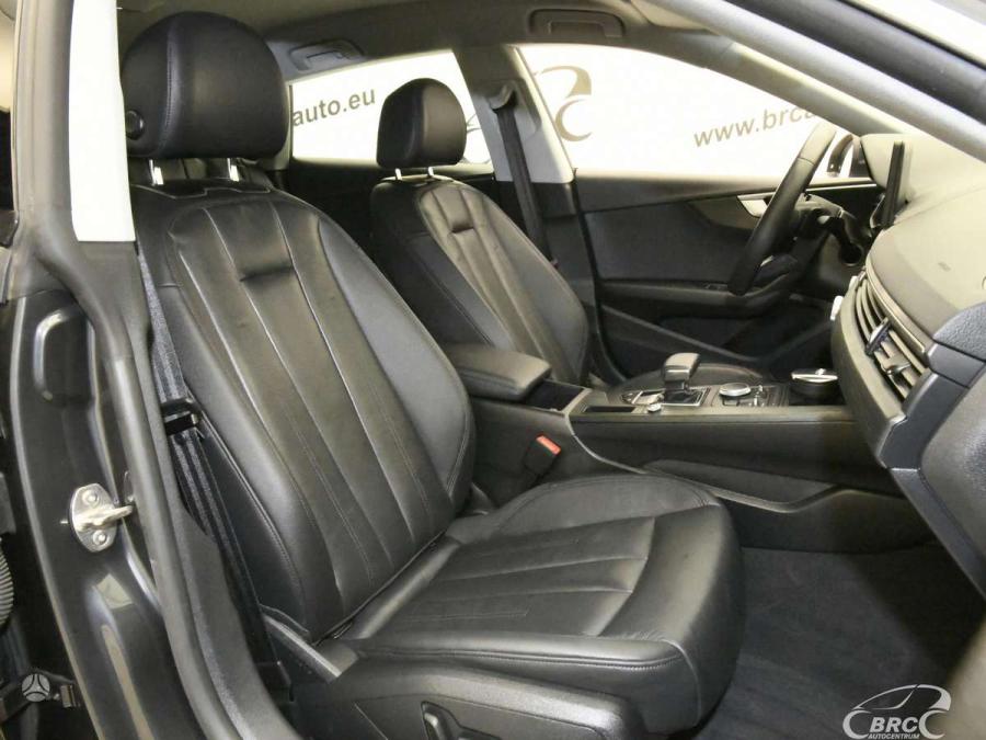 Grey Audi A5 Sportback 2018 in Vilnius, with an engine capacity of 1.98 L and mileage of 48 thousand km for 19900 €, photo 9 on AUTOMOTO.COM.LV