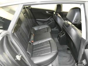 Grey Audi A5 Sportback 2018 in Vilnius, with an engine capacity of 1.98 L and mileage of 48 thousand km for 19900 €, photo 12 on AUTOMOTO.COM.LV