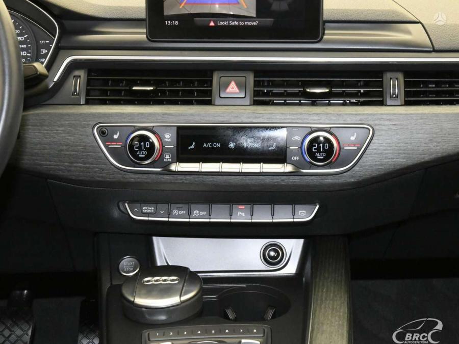 Grey Audi A5 Sportback 2018 in Vilnius, with an engine capacity of 1.98 L and mileage of 48 thousand km for 19900 €, photo 19 on AUTOMOTO.COM.LV