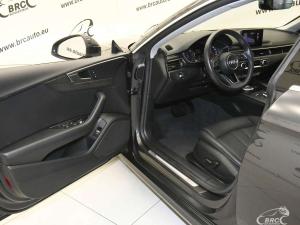 Grey Audi A5 Sportback 2018 in Vilnius, with an engine capacity of 1.98 L and mileage of 48 thousand km for 19900 €, photo 21 on AUTOMOTO.COM.LV