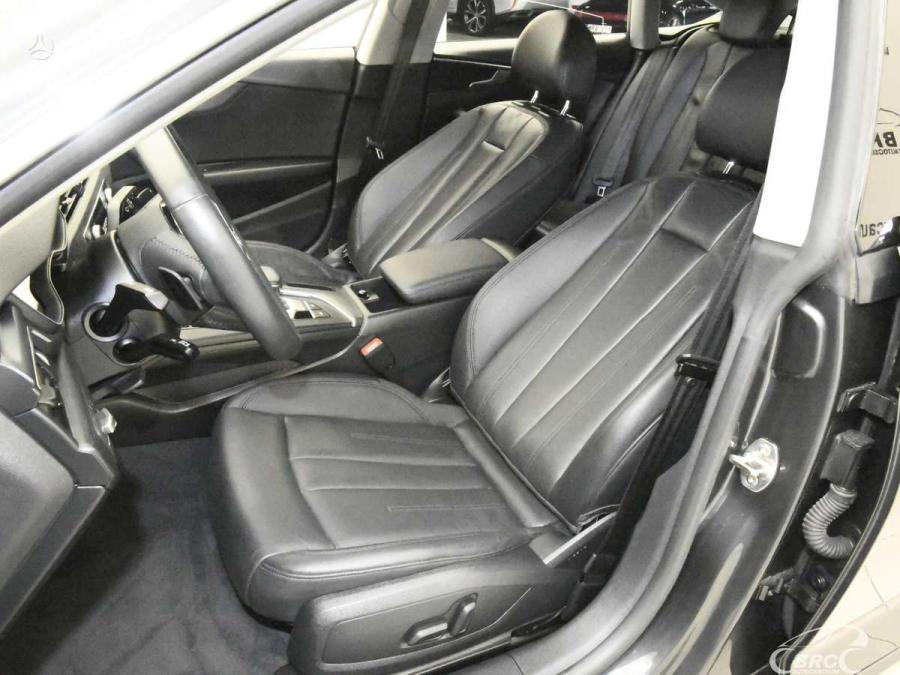 Grey Audi A5 Sportback 2018 in Vilnius, with an engine capacity of 1.98 L and mileage of 48 thousand km for 19900 €, photo 25 on AUTOMOTO.COM.LV